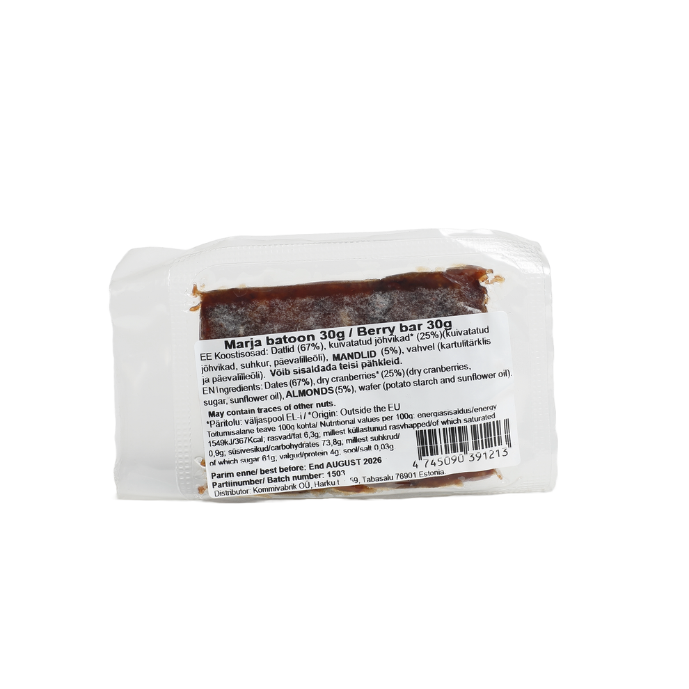 Berry bar 30g (31.12.2026) – Food Force