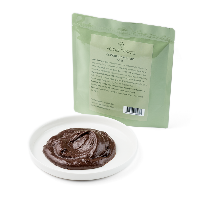 Chocolate mousse 60g – Food Force