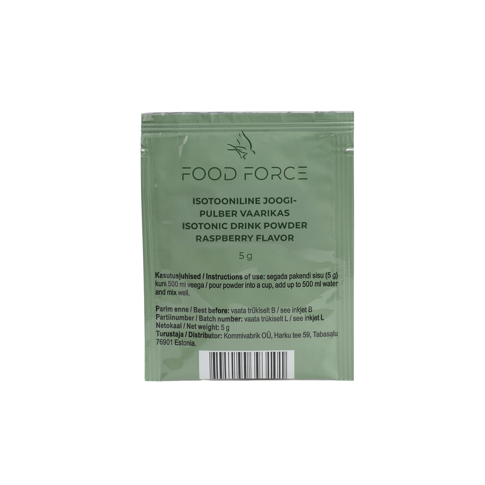 Drink powder raspberry 5g (31.12.2026) – Food Force